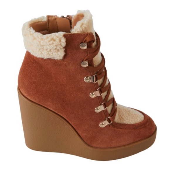 Jessica Simpson | Shoes | Rust Wedge Booties | Poshmark